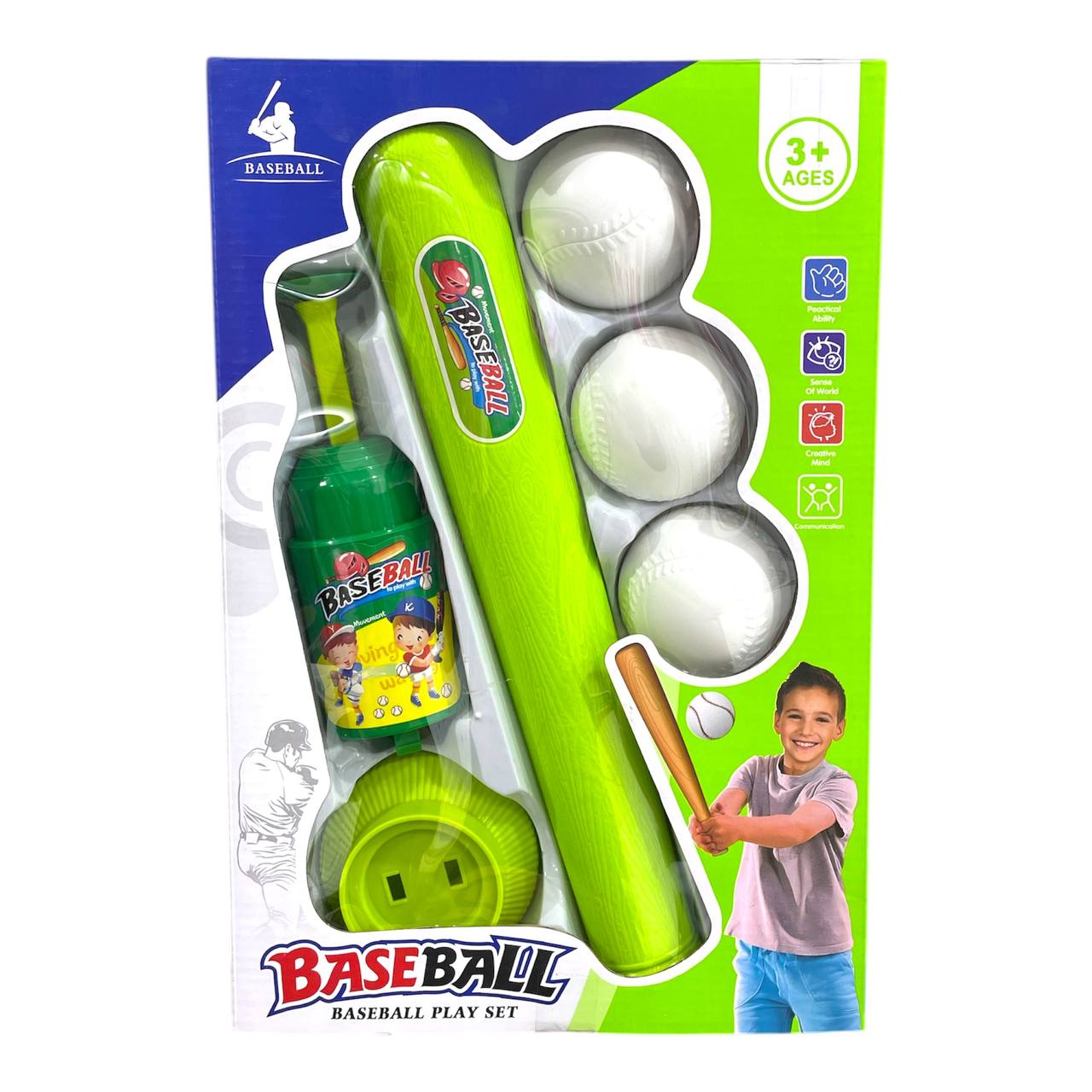 Baseball Play Set (x12 pcs) - Moon Toys Trading
